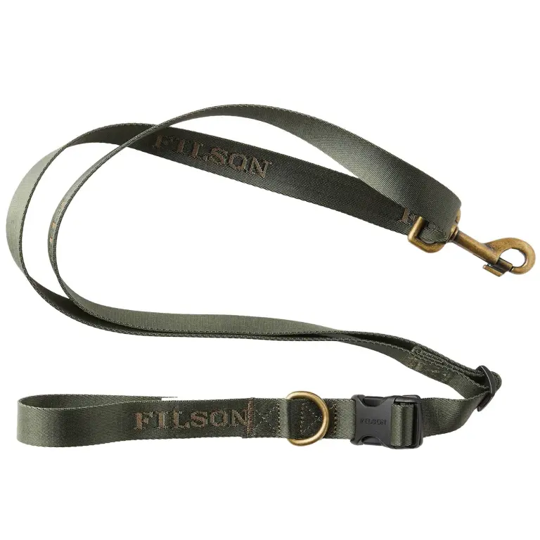 Filson Adjustable Nylon Leash in Dark Timber for Men