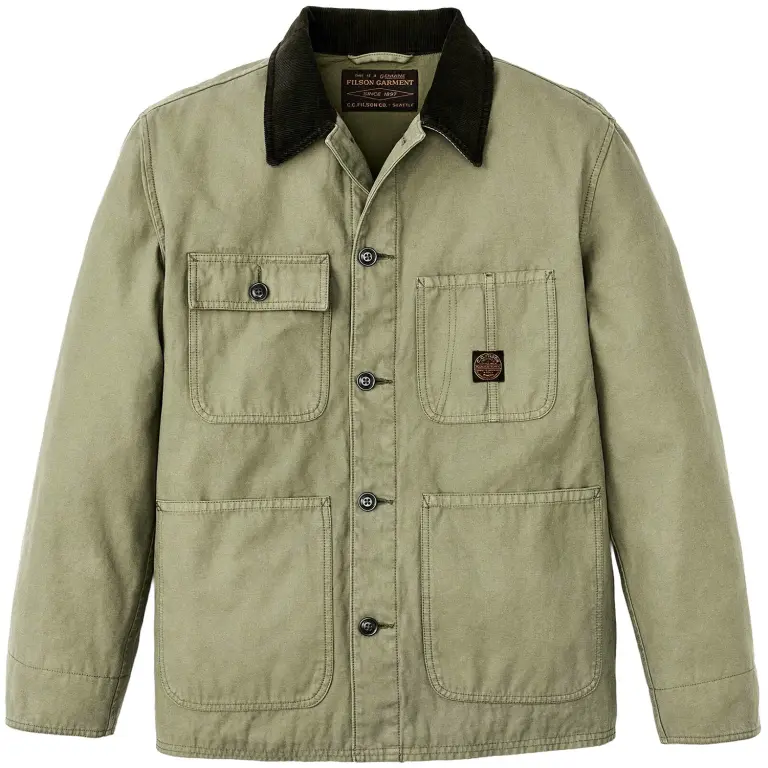 Filson Chore Coat in Army Green for Men