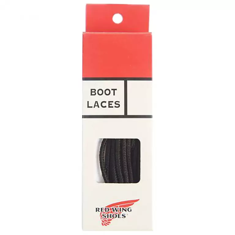 Red Wing 48-Inch Taslan Boot Laces in Black for Men