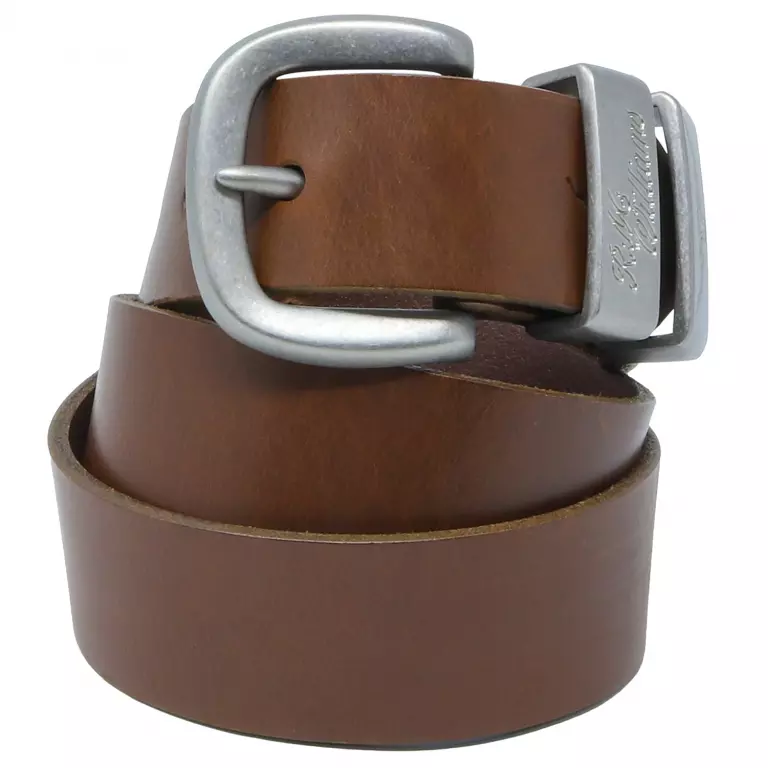 RM Williams 3 Piece Solid Hide Belt in Tan for Men