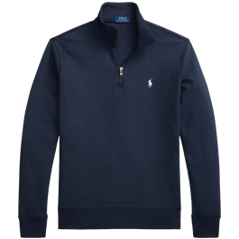 Polo Ralph Lauren Double Knit Half Zip Pullover in Aviator N
